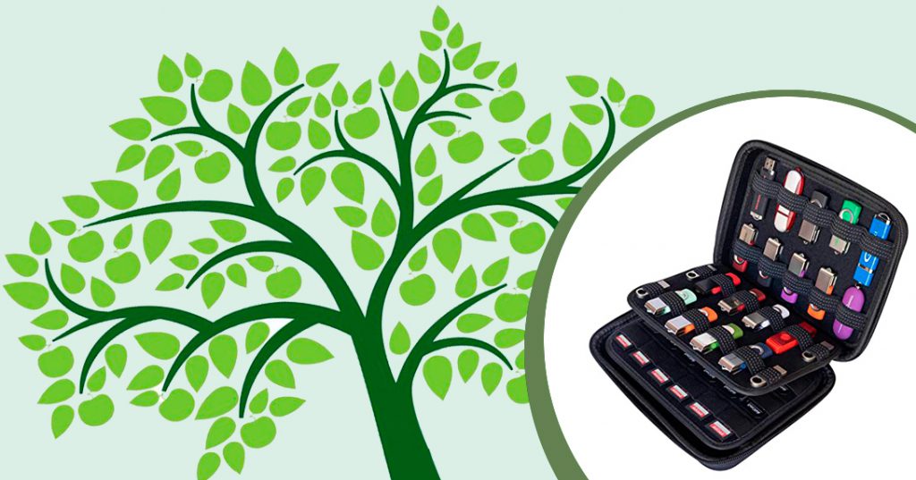 How to organize handouts and thumb drives for genealogy research ...