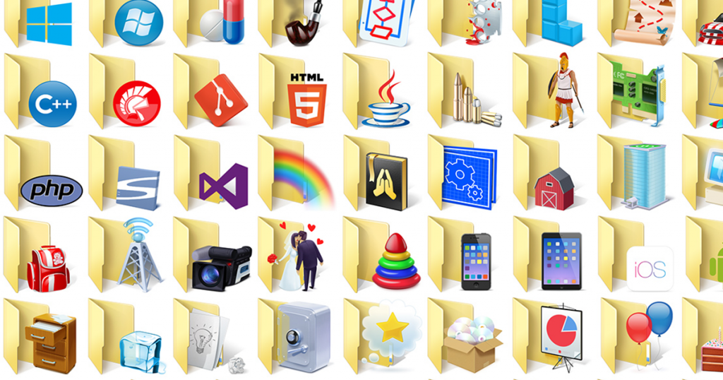 How to make desktop folders cute | Folder Marker Blog