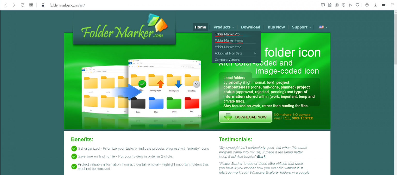How to make Windows 10 folders landscape-oriented | Folder Marker Blog