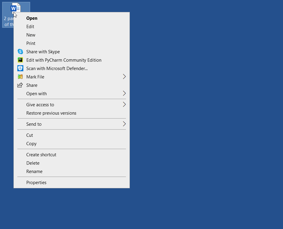 How To Color Word Files Folder Marker Blog